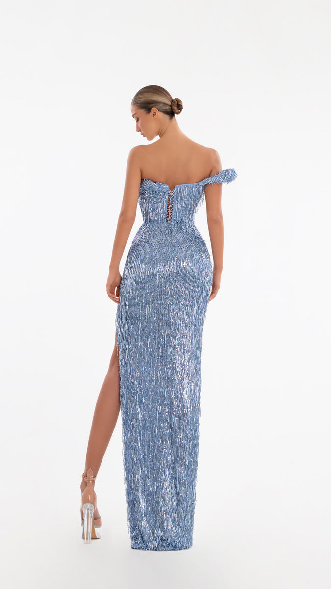 Azure Radiance Gown – ALBINA DYLA