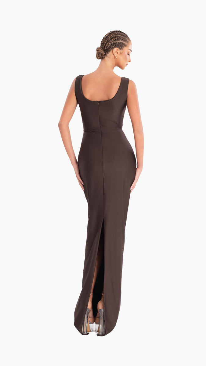 Cocoa Charm Gown (Limited Availability) – ALBINA DYLA