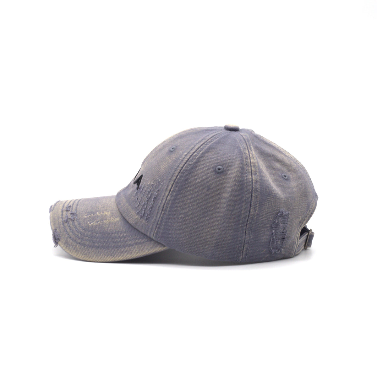 Denim Distressed Cap – ALBINA DYLA