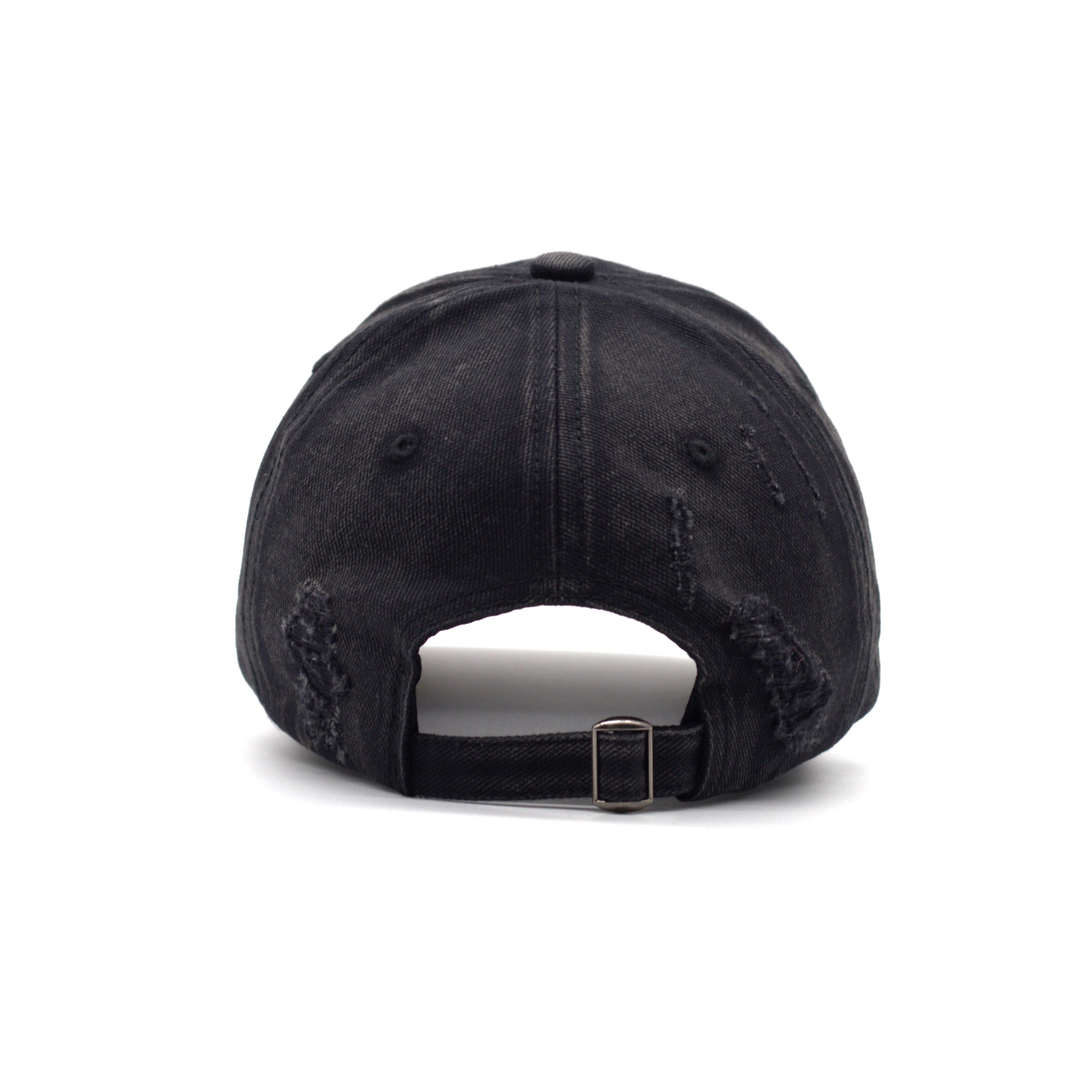 Black Distressed Cap – ALBINA DYLA