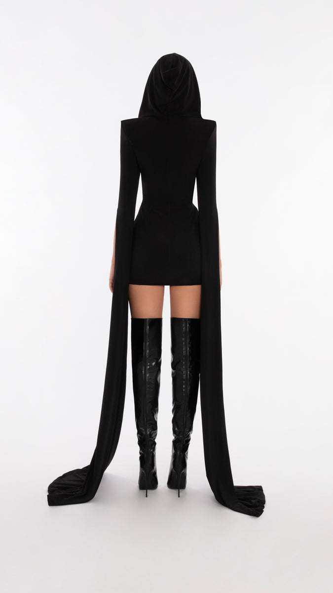 Hooded Spider Dress – ALBINA DYLA