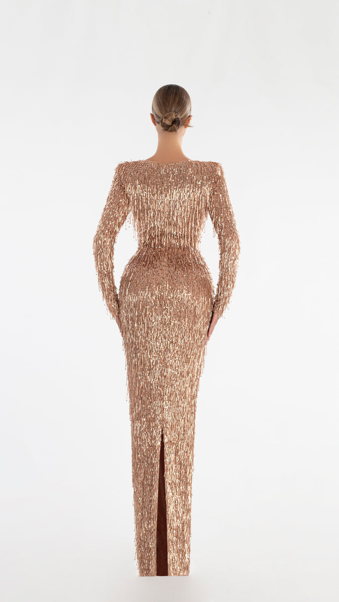 Long Glimmer Gown – ALBINA DYLA