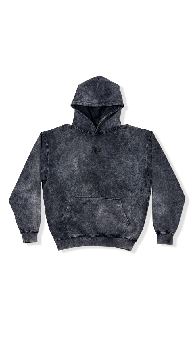 Unisex Black Washed Hoodie – ALBINA DYLA