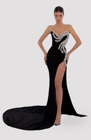 Open Chest Black Dress – ALBINA DYLA